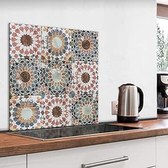 murando Glass Splashback for Kitchen Backsplash Cooker Protector ...