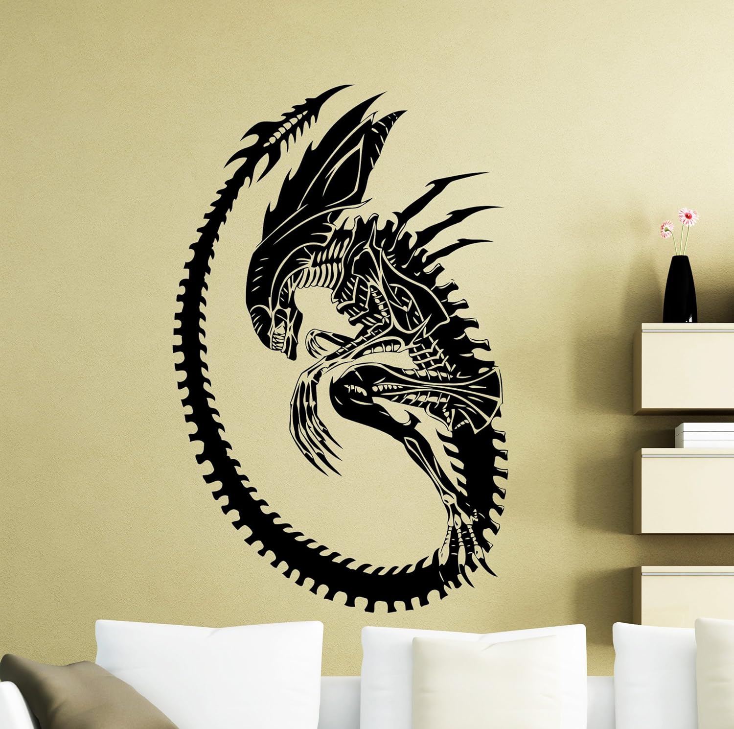 Amazon.com: Alien Wall Decal Monster Horror Movie Vinyl Sticker Home ...