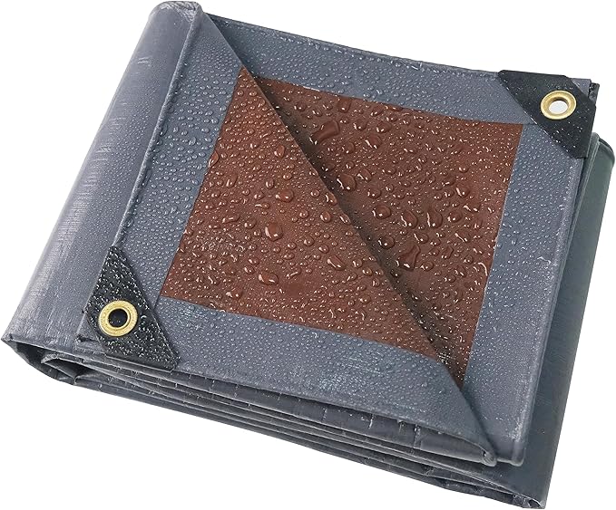 Amazon.com: Tarp 8x10 20mil Super Heavy Duty Tarps Cover Waterproof UV ...