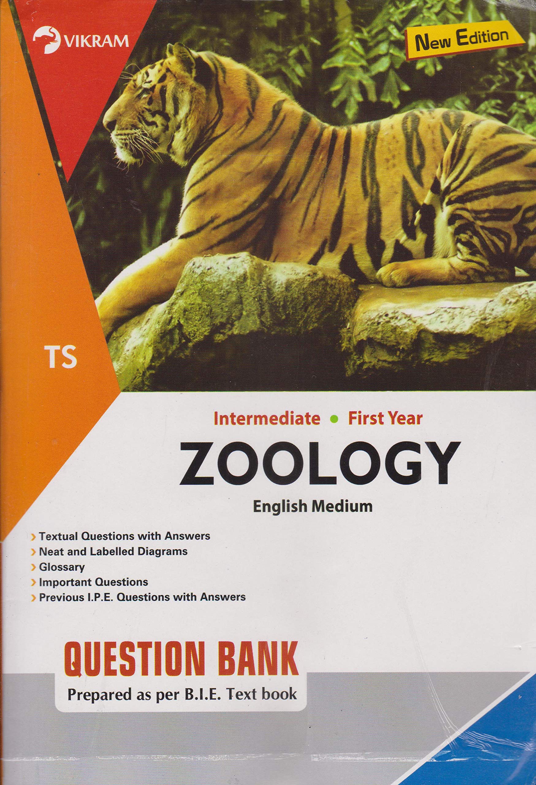 Intermediate First Year ZOOLOGY (EM) Question Bank (Andhra, 40% OFF