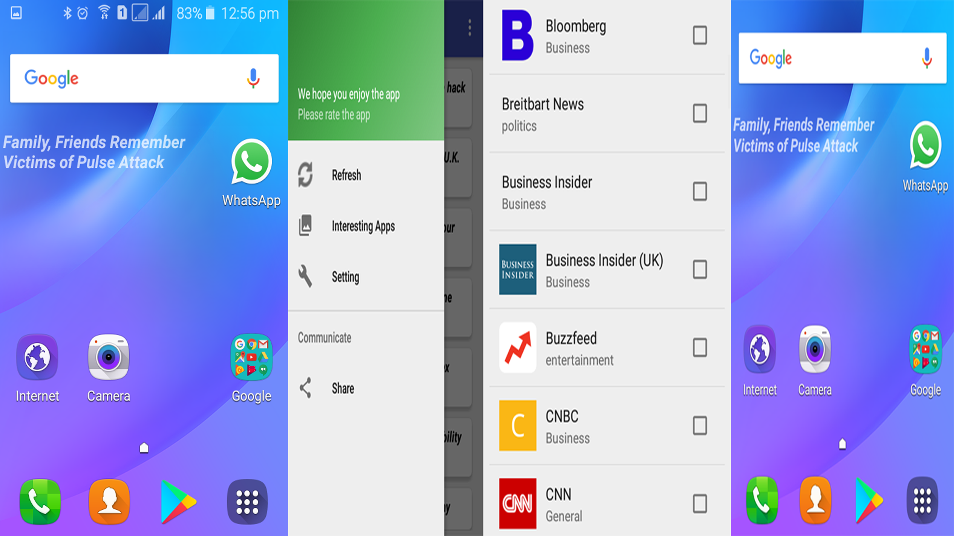 News widget - App on Amazon Appstore