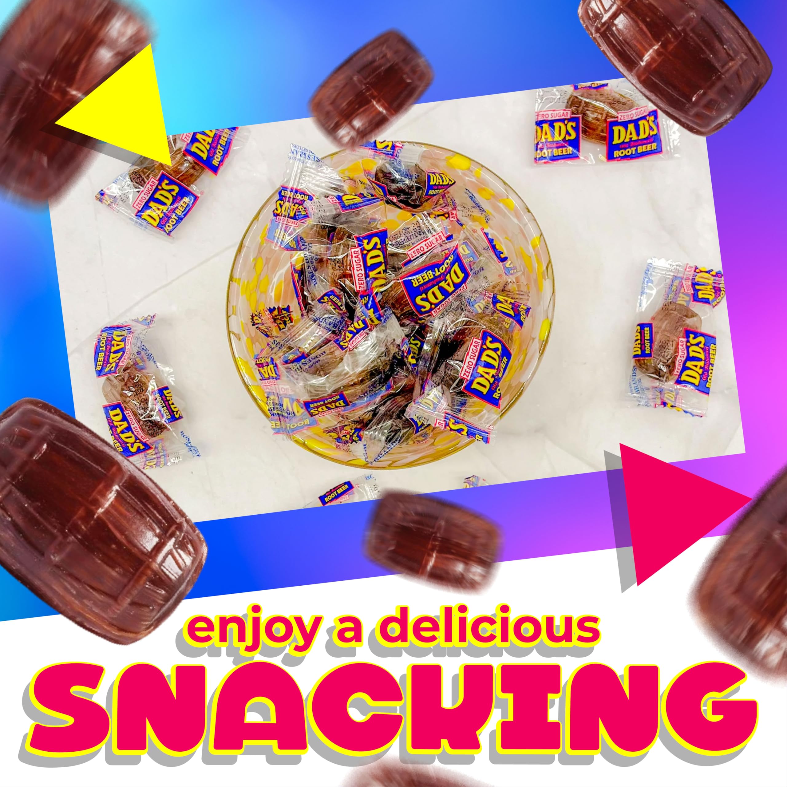 Snapklik.com : Sugar Free Root Beer Barrels Hard Candy 1 Pound Bag Dads ...