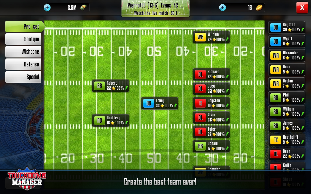 Touchdown Manager - App on Amazon Appstore