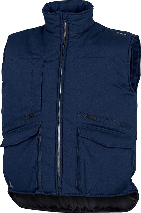 Delta Plus Sierra 2 Navy Blue Padded Bodywarmer Gilet Work Vest Jacket ...