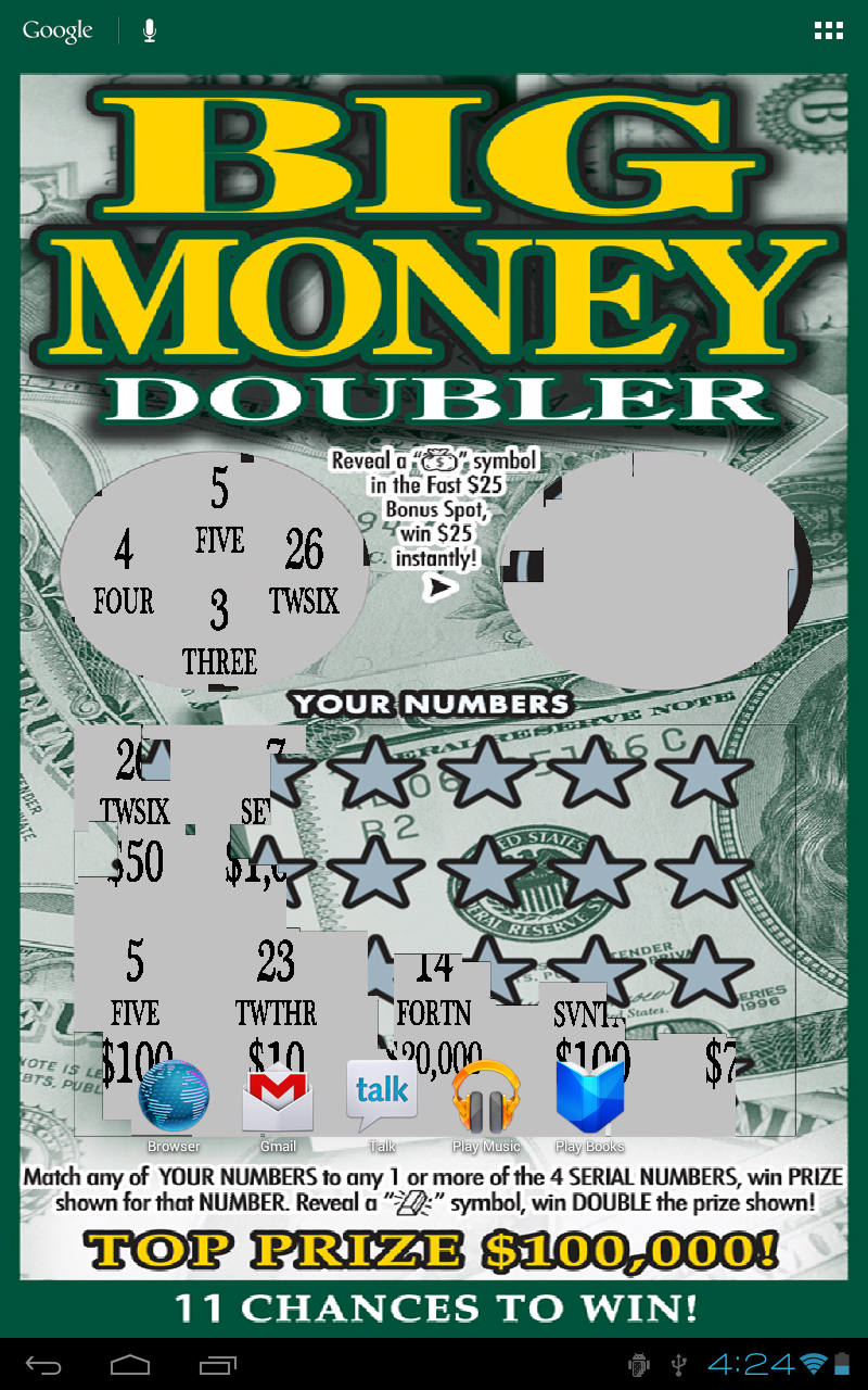 Big Money Doubler - Lotto Scratch Card - Application sur Amazon Appstore