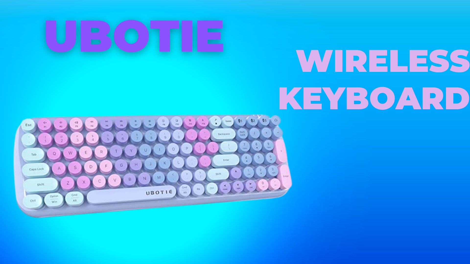 Watch UBOTIE wireless keyboard on Amazon Live