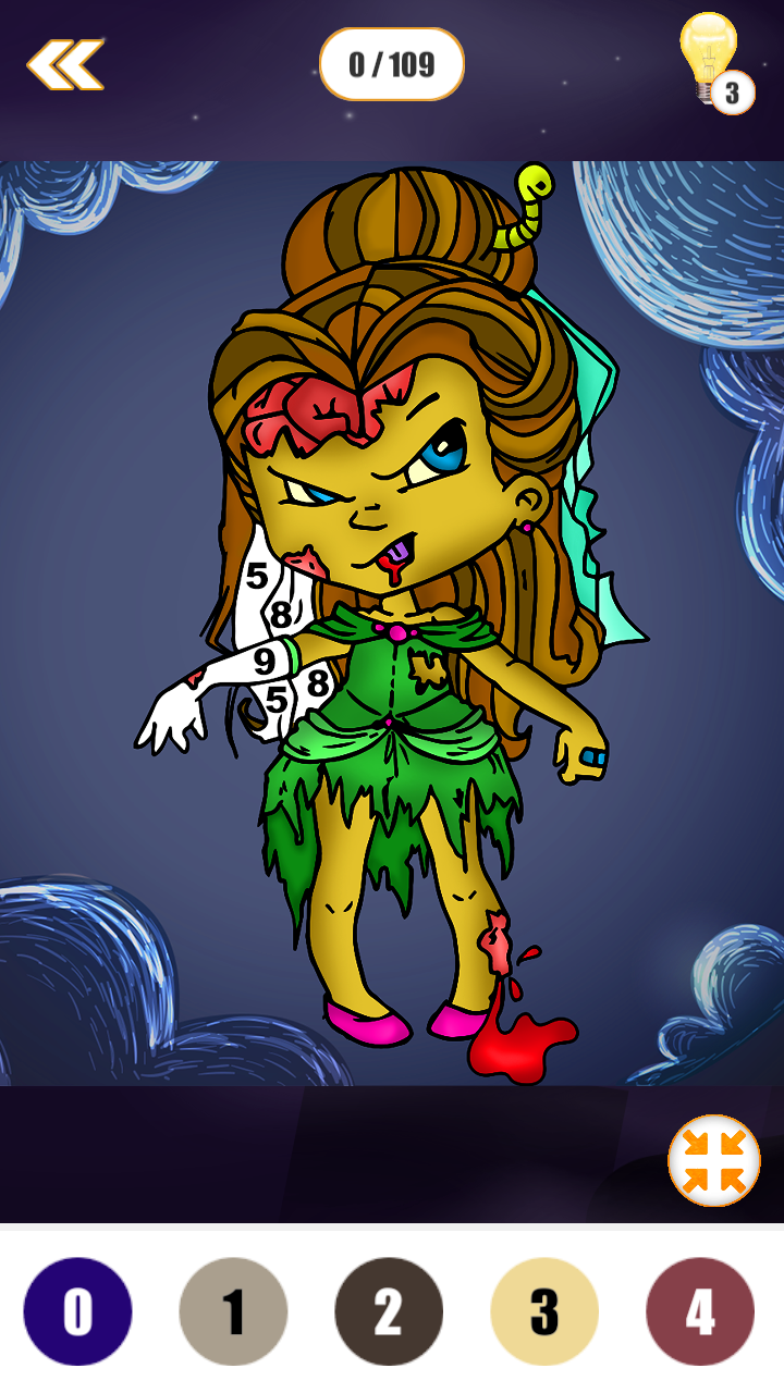 Zombie Coloring - Color by Numbers & Drawing Art - App on Amazon Appstore