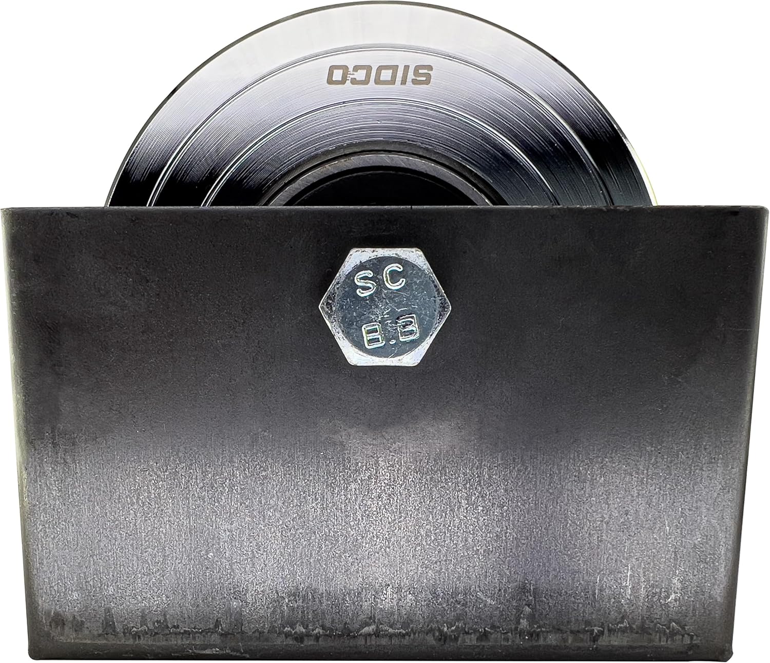 Amazon.com: Sidco Supply 4 Inch V-Groove Wheel - Solid Steel - Sliding ...
