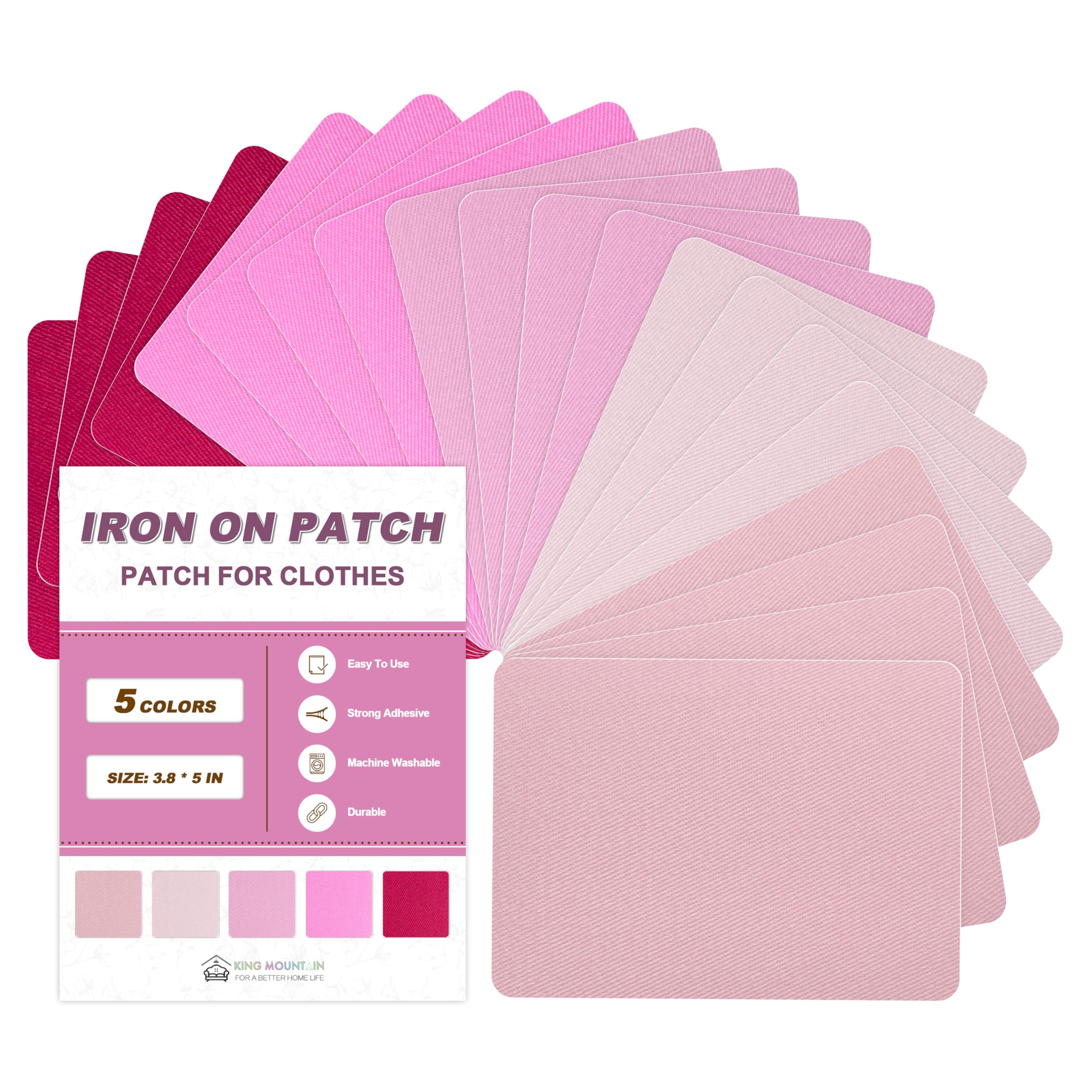 Amazon.com: Iron on Patches for Clothes, 20 Pieces Patches for Cloth ...