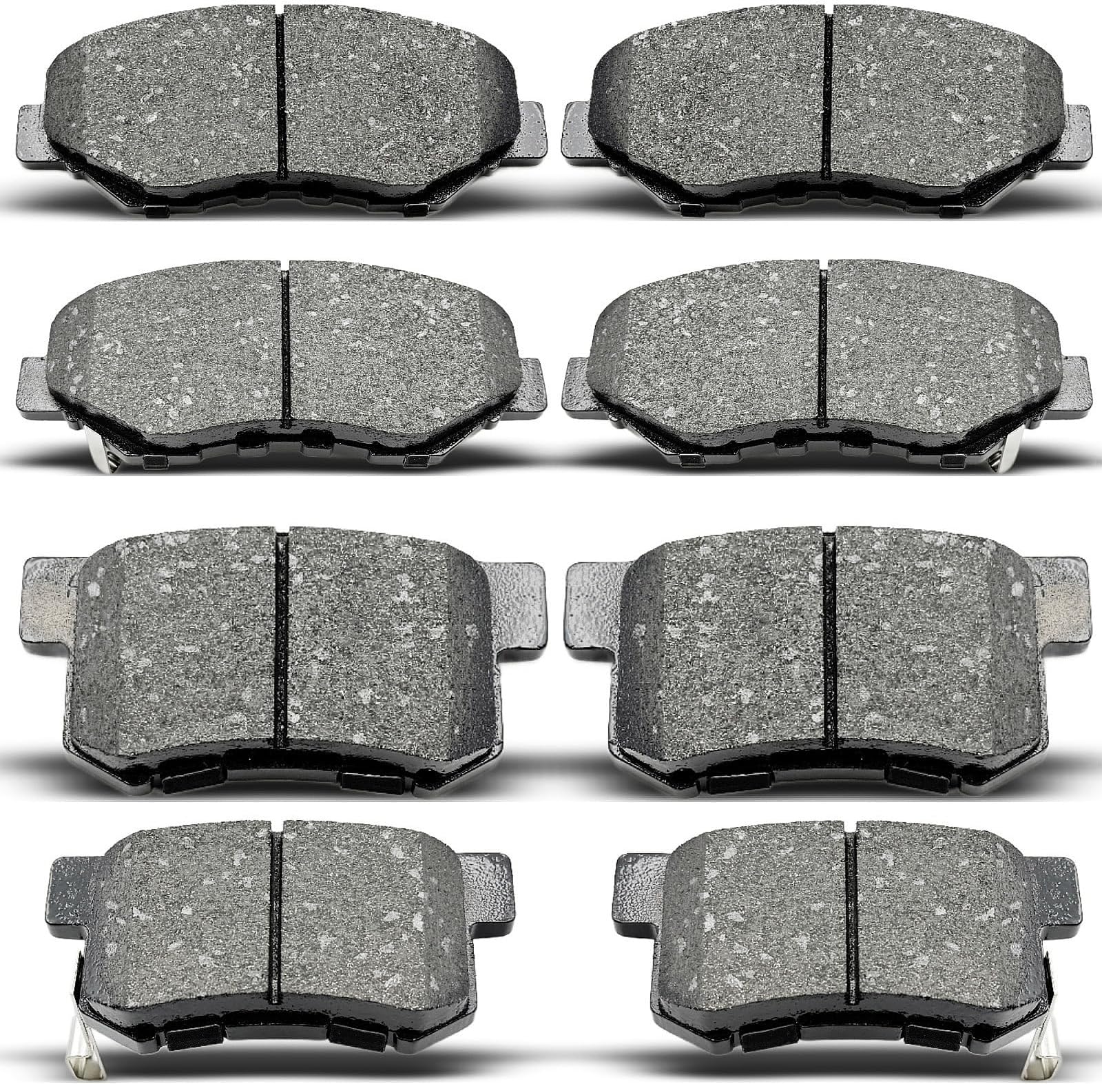 Amazon.com: TALAMOYI D537 D787 Front Rear Ceramic Brake Pads Kits 8pcs ...