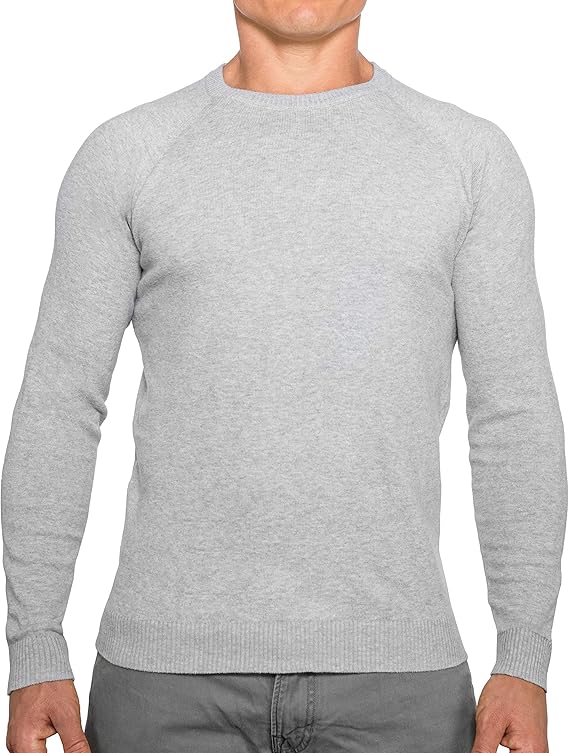 CC Perfect Slim Fit Crewneck Sweaters for Men | Lightweight Breathable ...