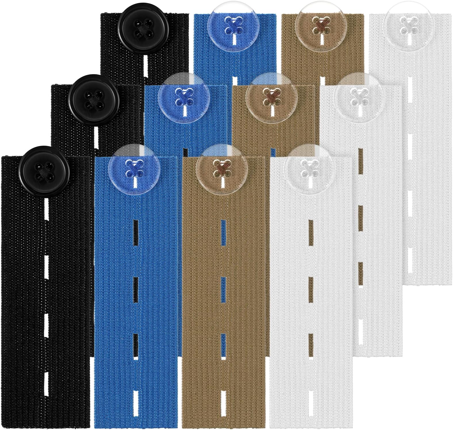 Amazon.com: 12PCS Button Extenders for Jeans, Jean Button Extender ...