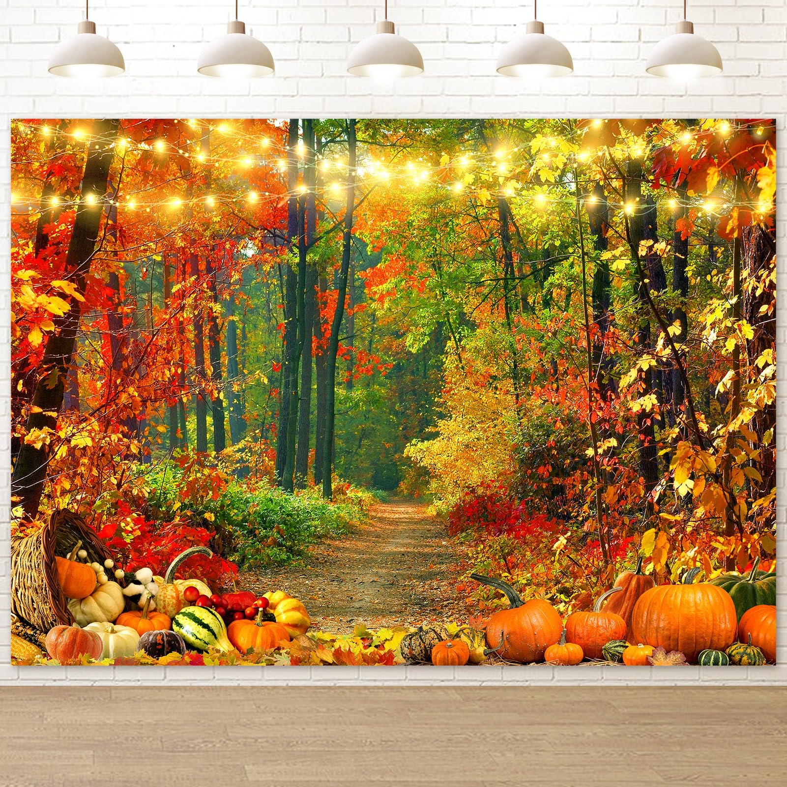 Amazon.com : Humkat Fall Photography Backdrop Thanksgiving Photo ...