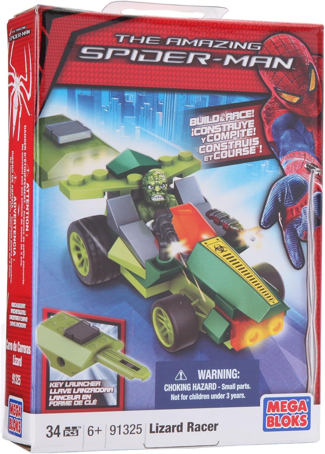 Mega Bloks Spider Man Sets of 3 (91323+91324+91325) : Amazon.co.uk ...