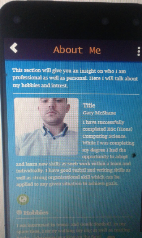 Gary's 3D CV - App on the Amazon Appstore