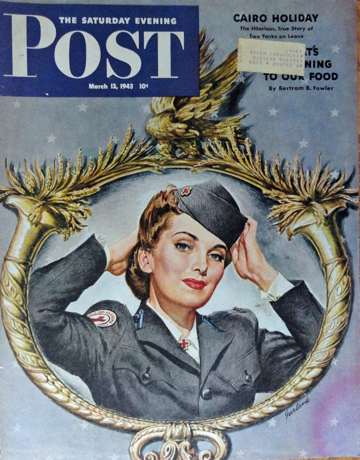 Amazon.com: Garland,art, The Saturday Evening Post Magazine Cover art ...