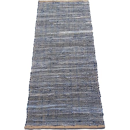 Amazon.com: GLAMBURG Cotton Reversible Area Runner Rug 2' x 6' for ...