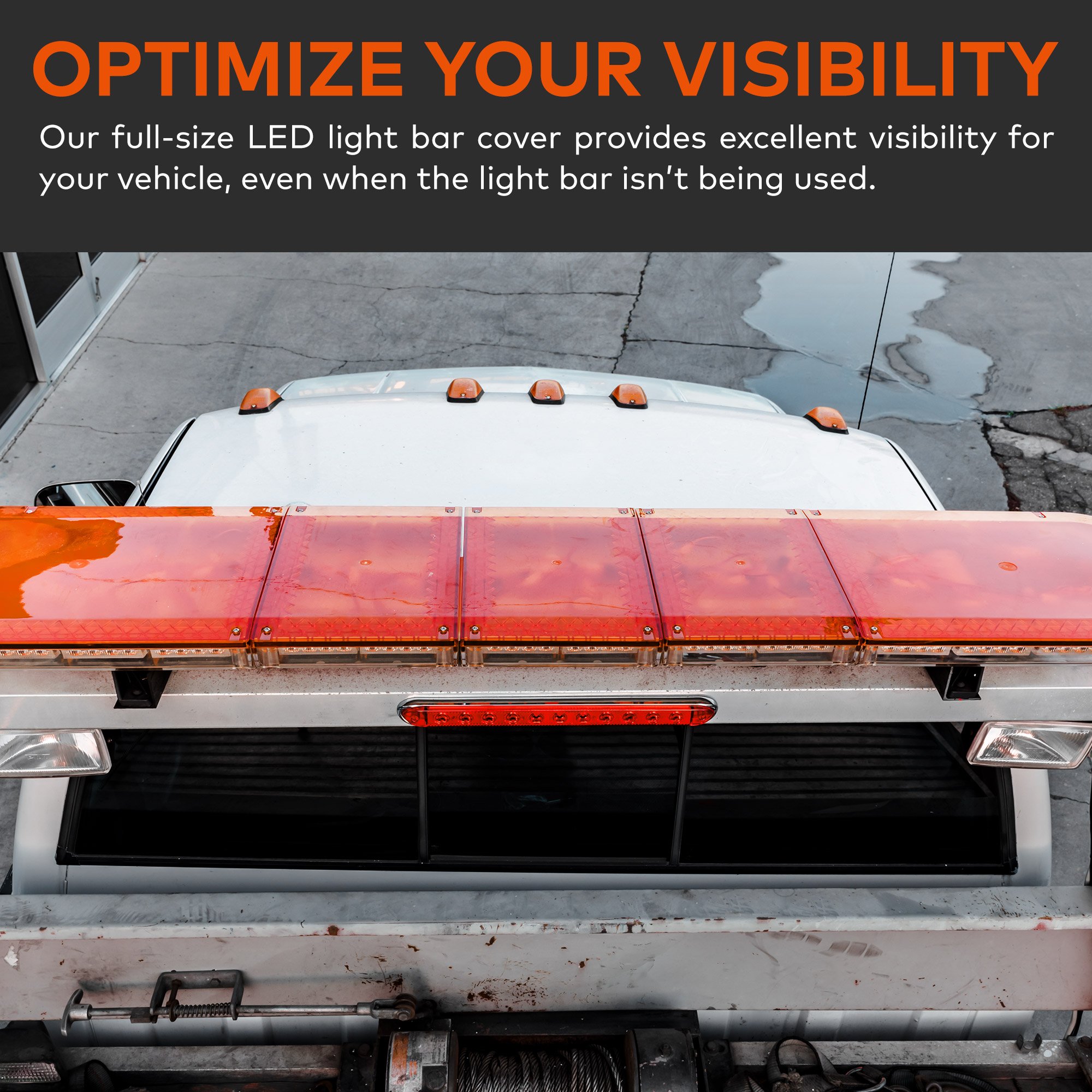 Snapklik.com : SolarBlast Full-Size LED Light Bar Center Cover Fits ...