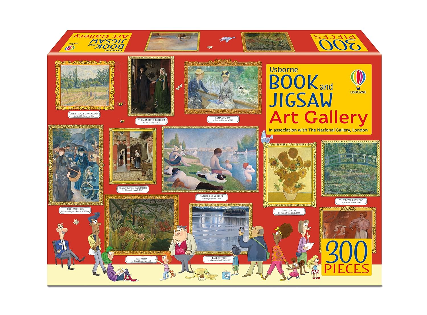Book and Jigsaw Art Gallery (Usborne Book and Jigsaw): Amazon.co.uk ...