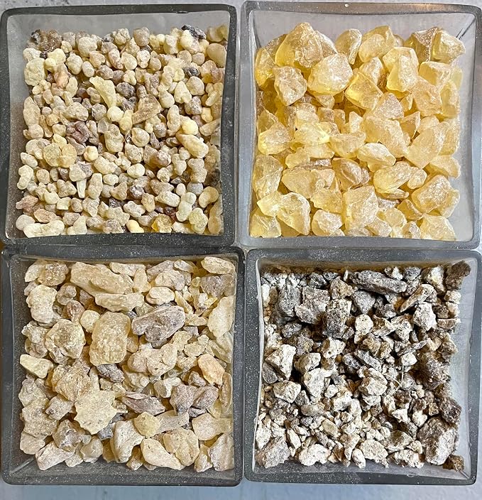 Amazon.com: Incense Sampler Variety Bundle 1/4 oz of Frankincense-Copal ...
