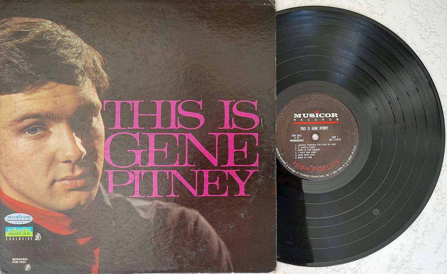 Gene Pitney - Gene Pitney: "This Is Gene Pitney" (Full 12-inch Single ...