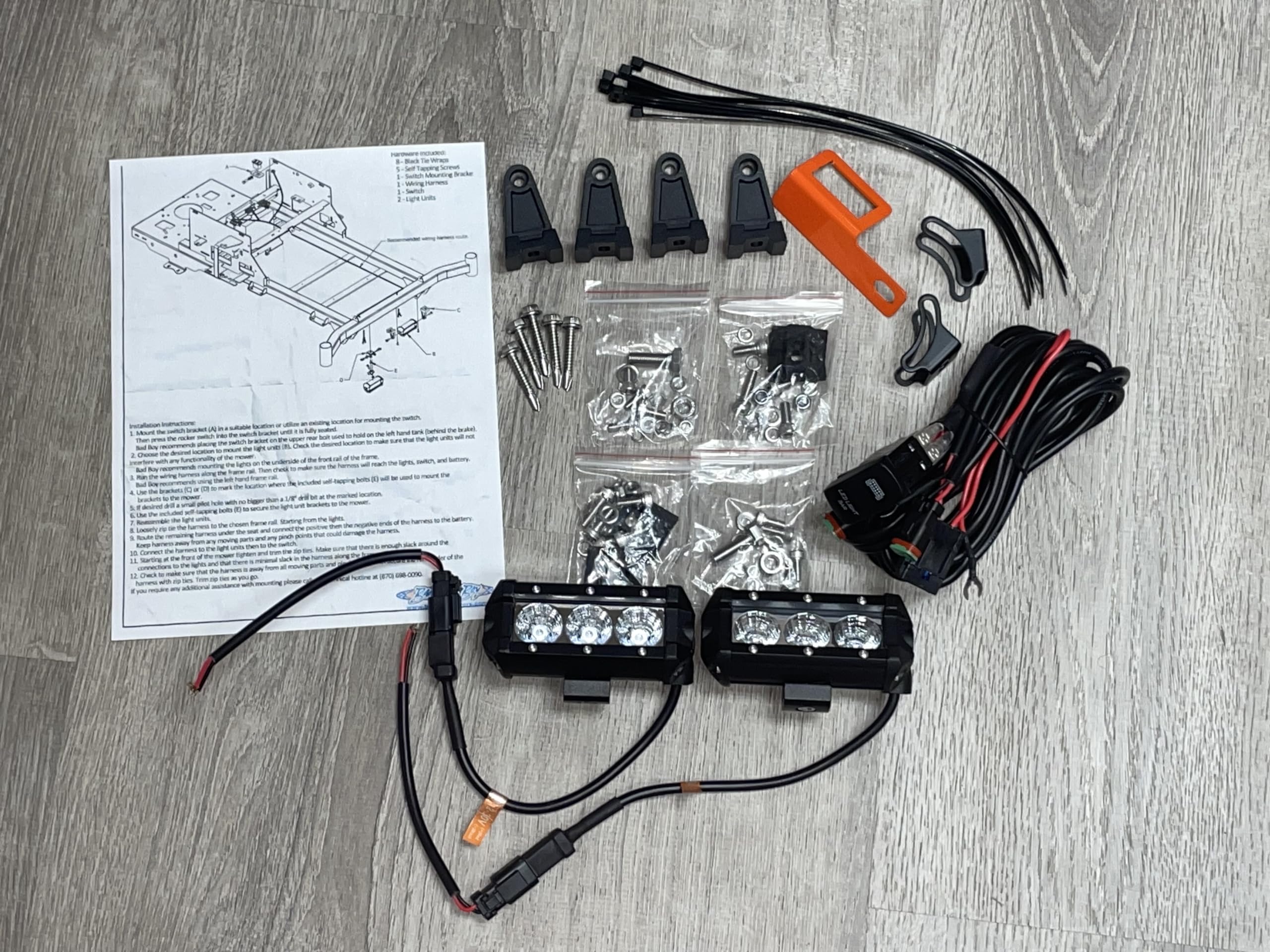 Lawn Mower Headlight Kit Extend Your Mowing Time With A Light Kit For