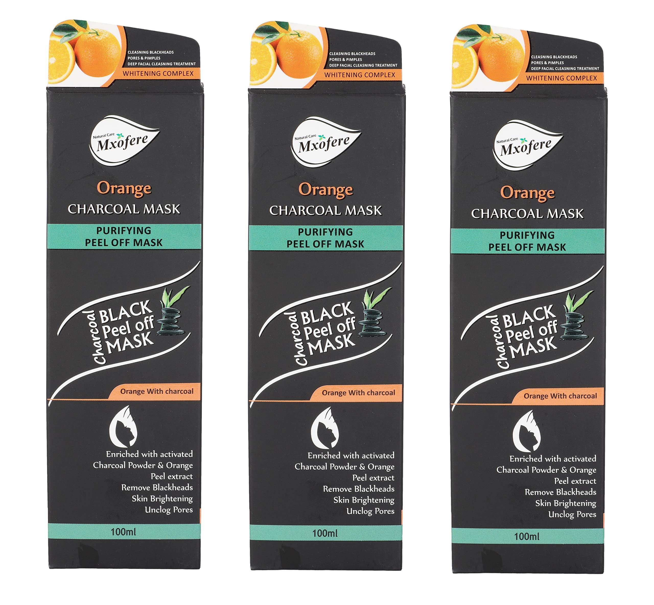 Buy Mxofere Active Charcoal Peel Off Mask for Men & Women | Removes ...