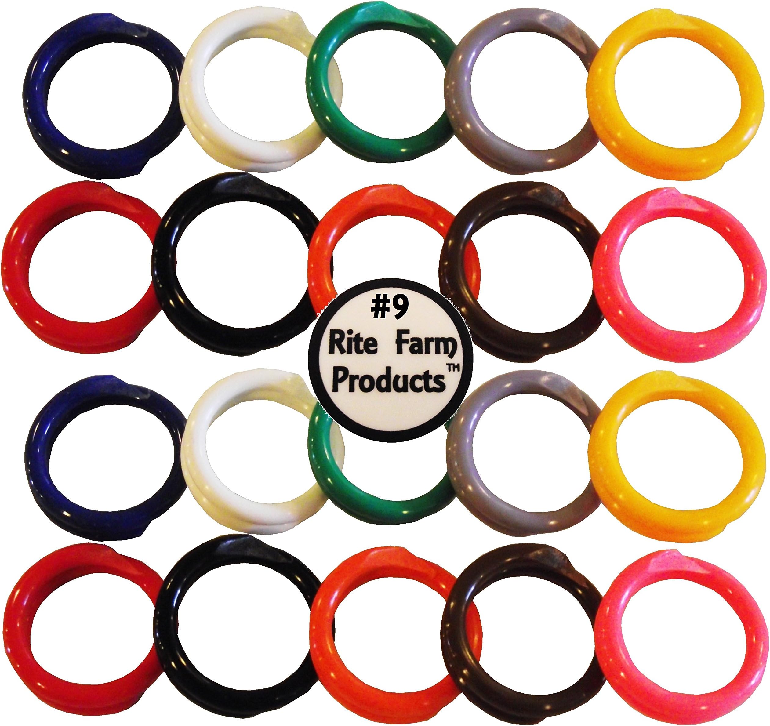 Amazon.com : Rite Farm Products 20 Multi Colored #12 Leg Bands 3/4 ...