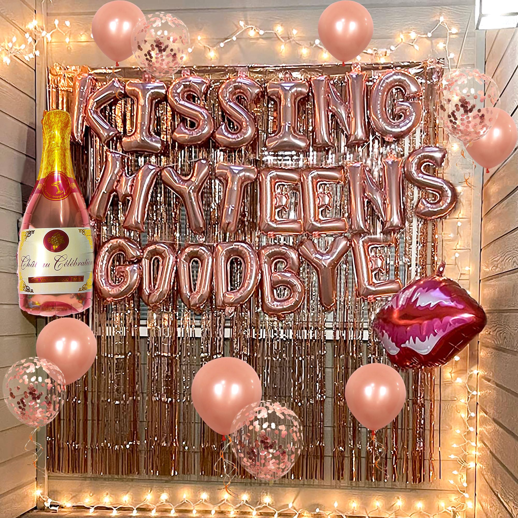 Snapklik.com : Luxury Kissing My Teens Goodbye Balloon Banner Birthday ...