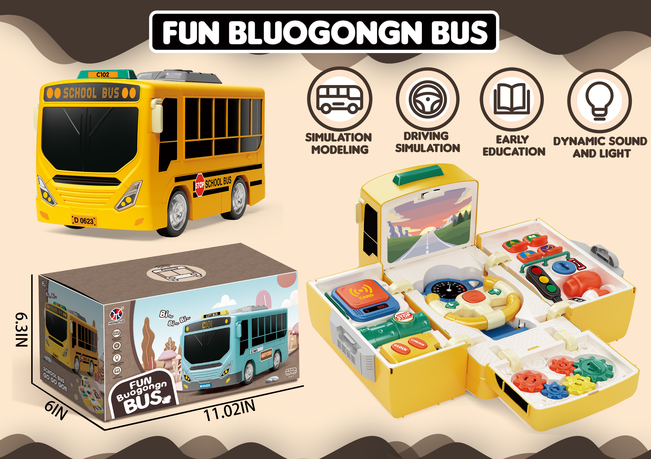Watch Transforming school bus on Amazon Live