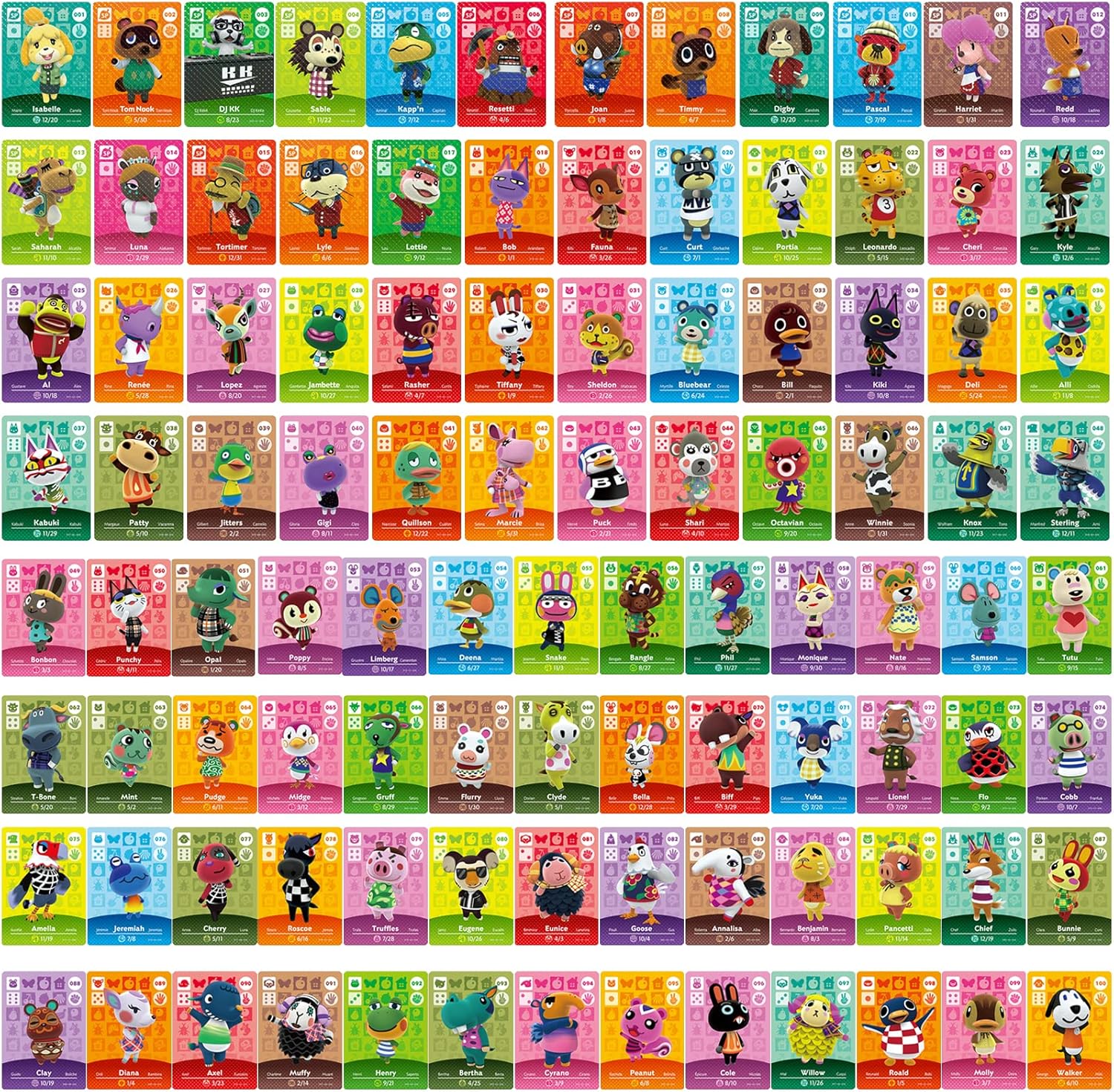 Amazon.com: Tarjetas NFC compatibles con Animal Crossing New Horizons ...