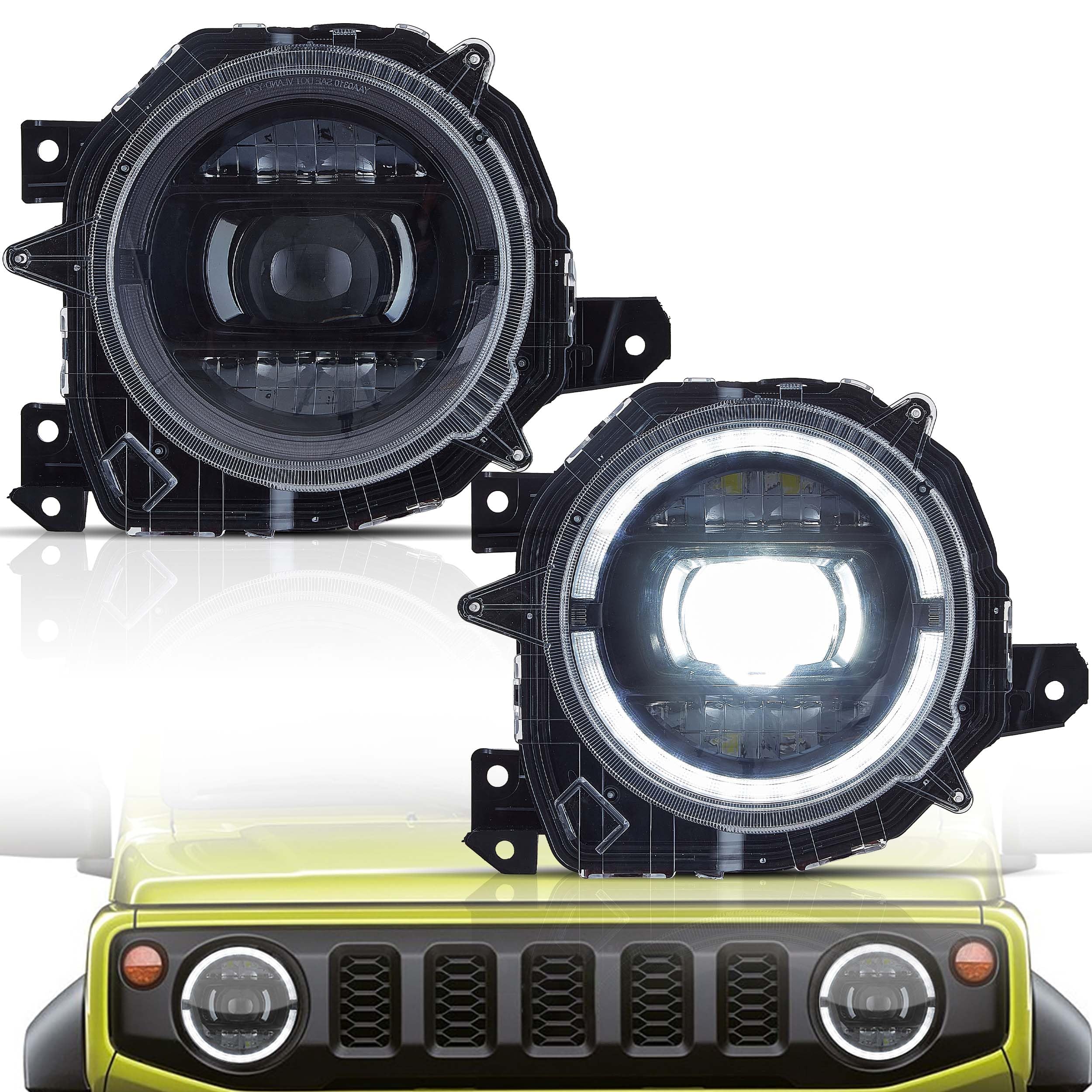 Vland Headlights Compatible With 2019 2023 Suzuki Jimny Led Front ...
