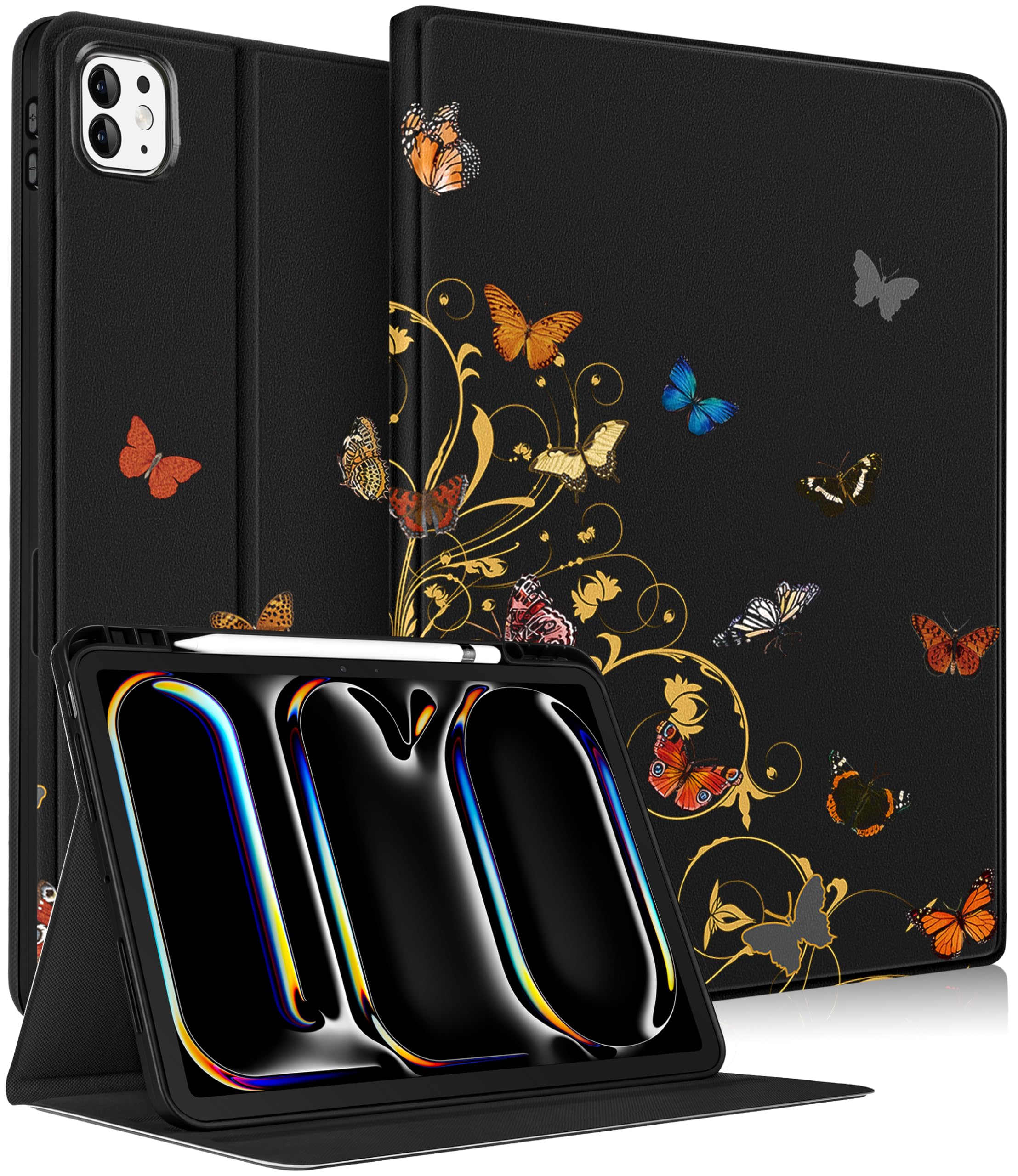 Amazon.com: Uppuppy for iPad Pro 13 Inch Case 2024 - Women Cute Girls ...
