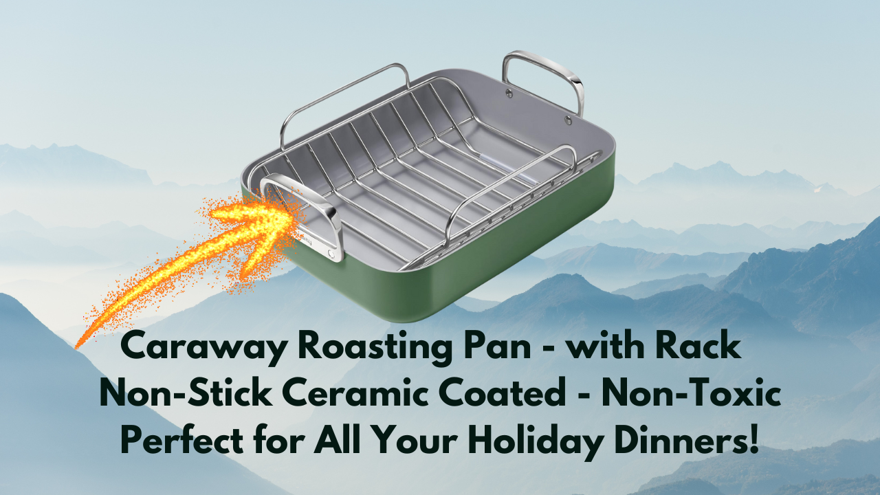 Watch Caraway Roasting Pan with Rack-Why I LOVE this Pan! on Amazon Live