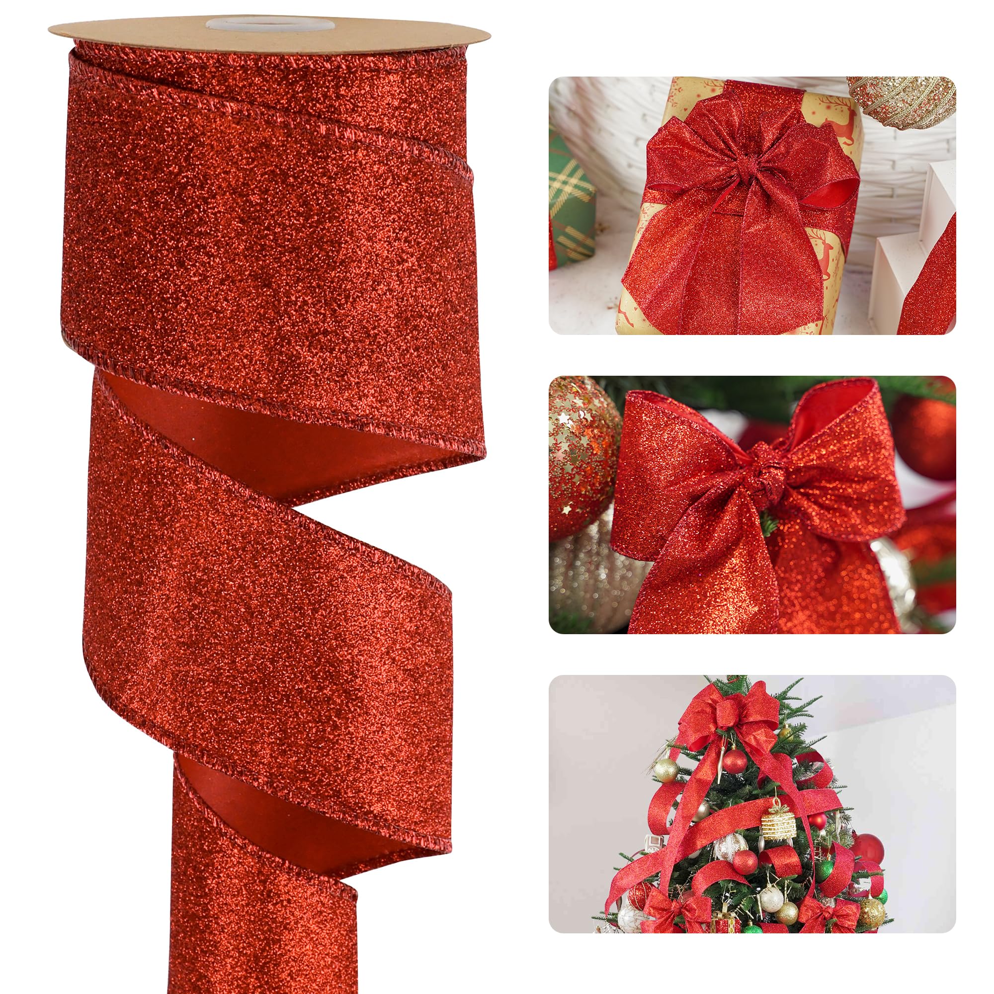 Cinta Navideña 2 Roja Guirnalda De Luces Navideñas De 2m, Adornos