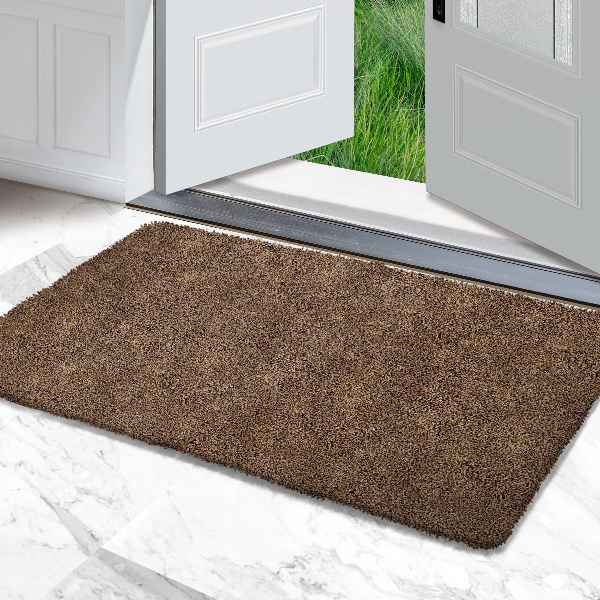 Amazon.com: RugMast Premium Microfiber Indoor Door Mat – 32”x48 ...