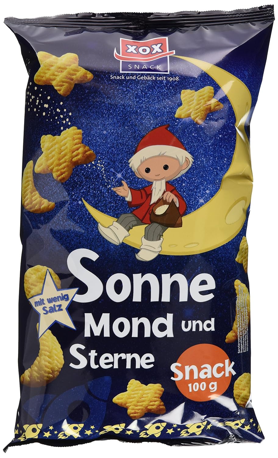 XOX Sandmännchen Sonne, Mond & Sterne 100g, 12er Pack (12 x 100 g ...