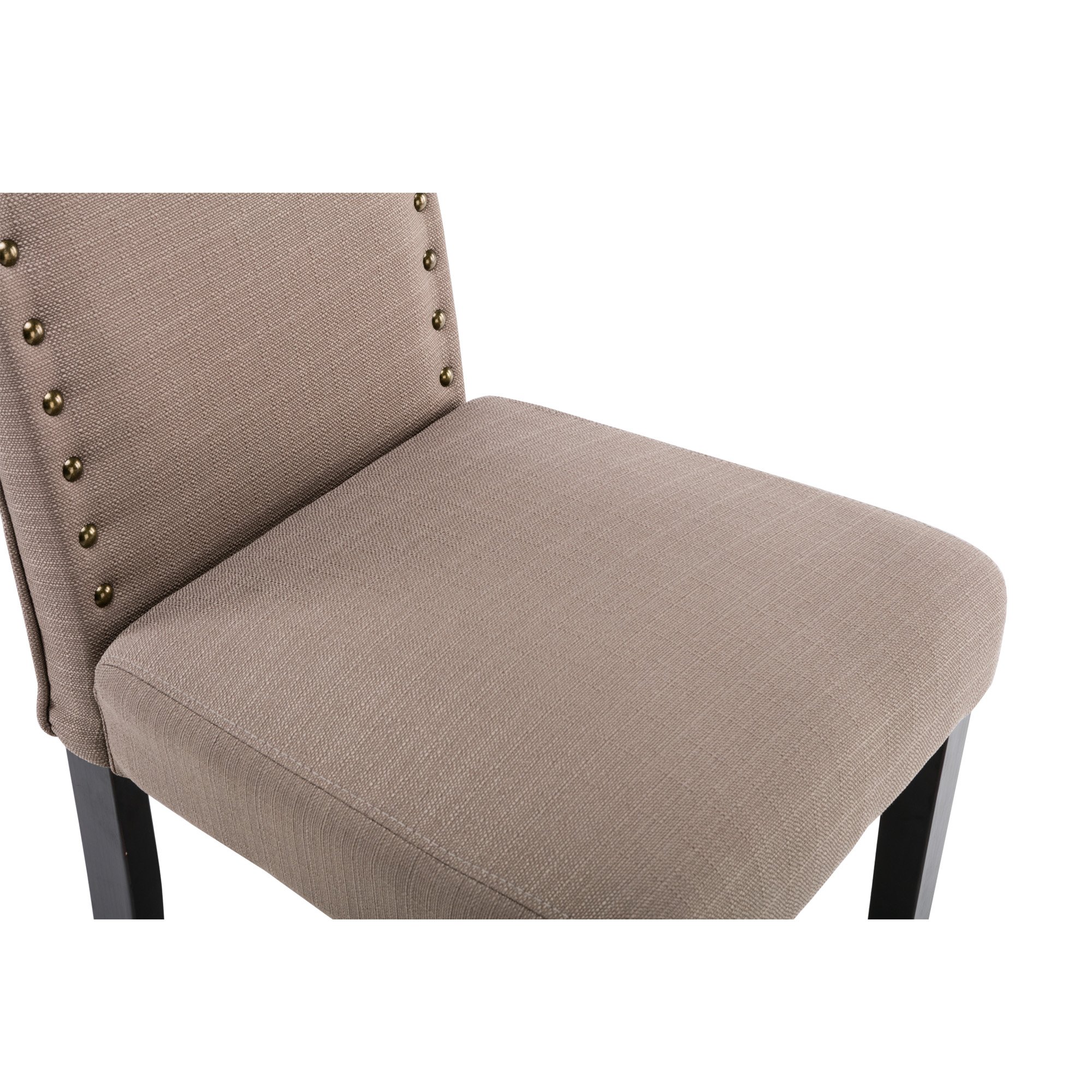 NOBPEINT Upholstered Dining Room Chair Set with Copper Nailhead Trims ...