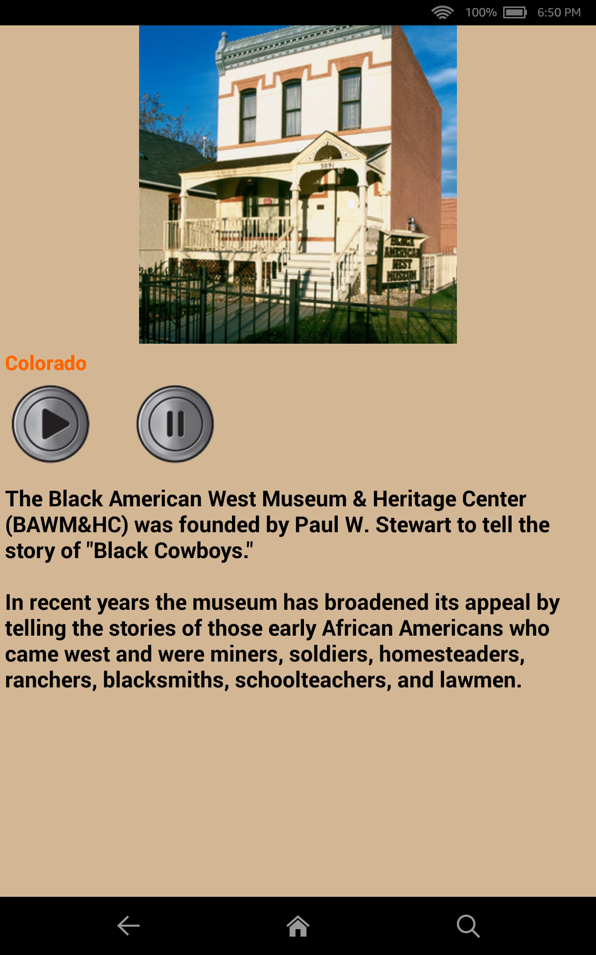 Black History Museums - App on Amazon Appstore