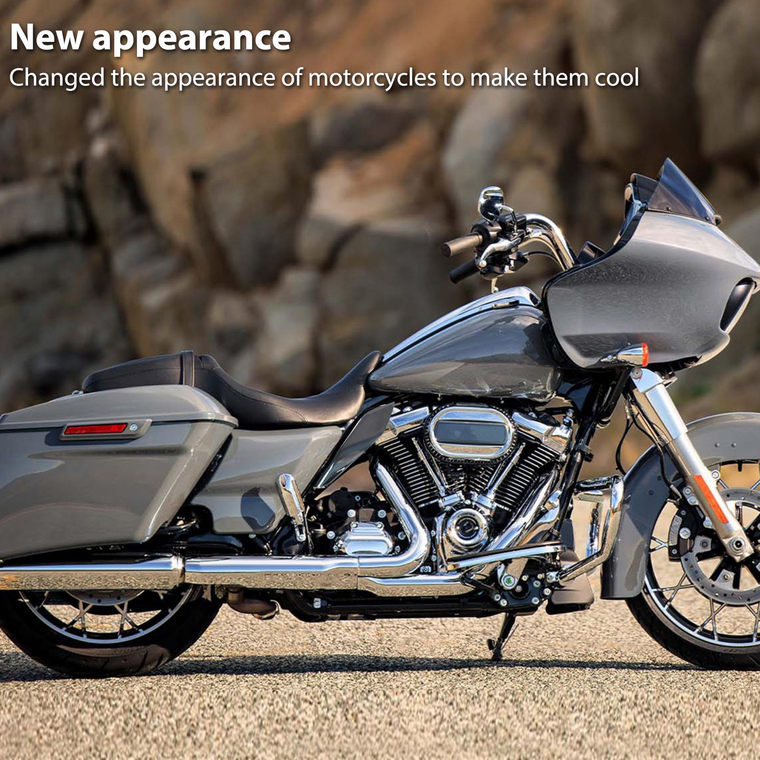 Deflector De Viento Road King 57400146A Fork Mount Wind Deflectors