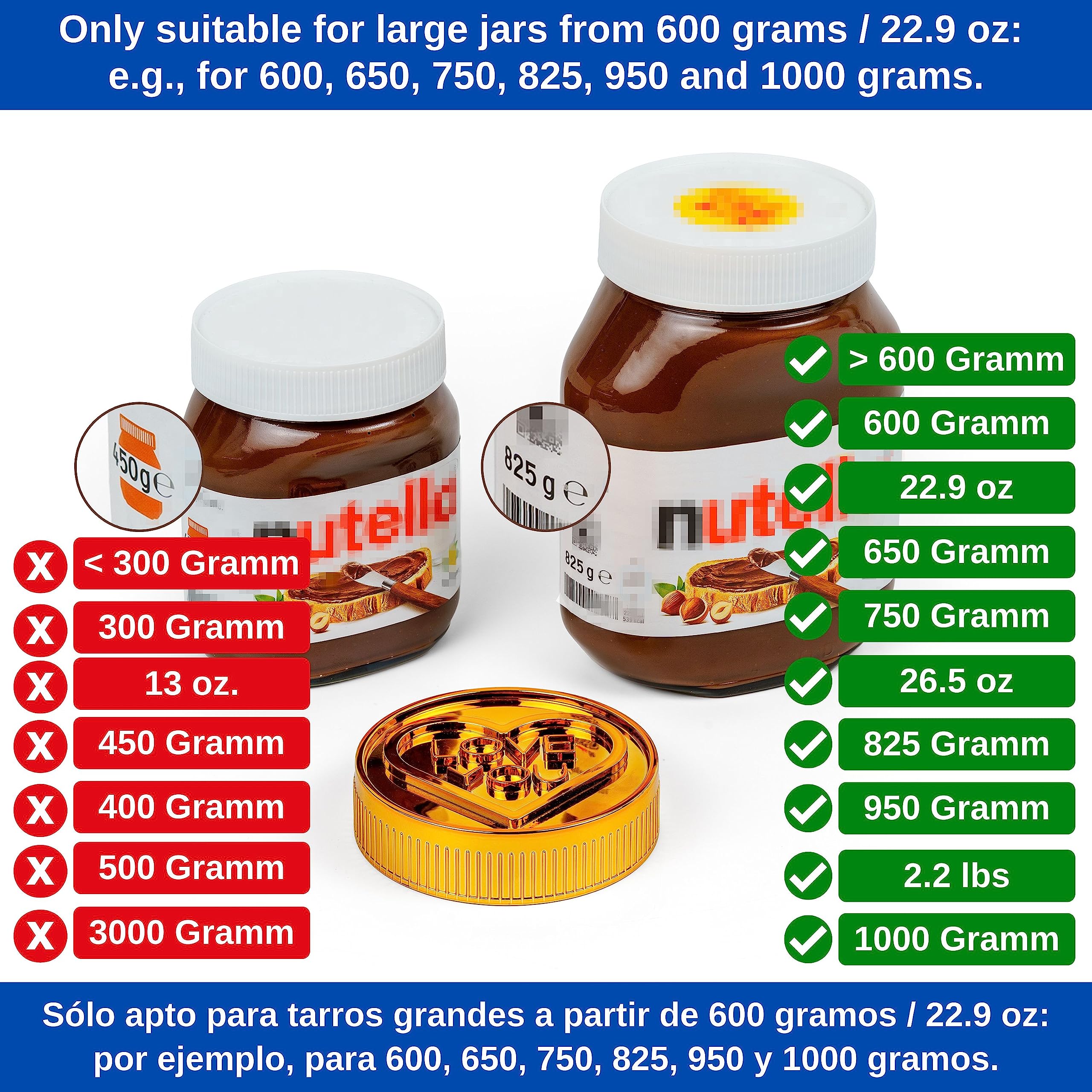 Nutella Jar Label