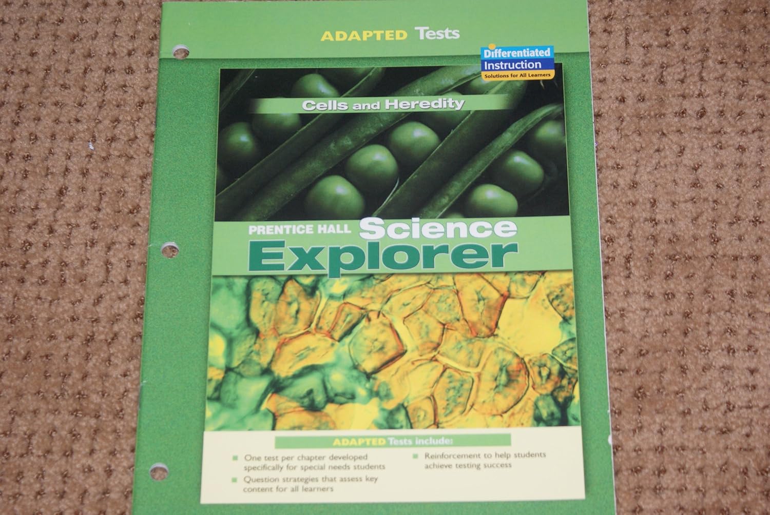 Prentice Hall Science Explorer Adapted Tests Cells and Heredity ...