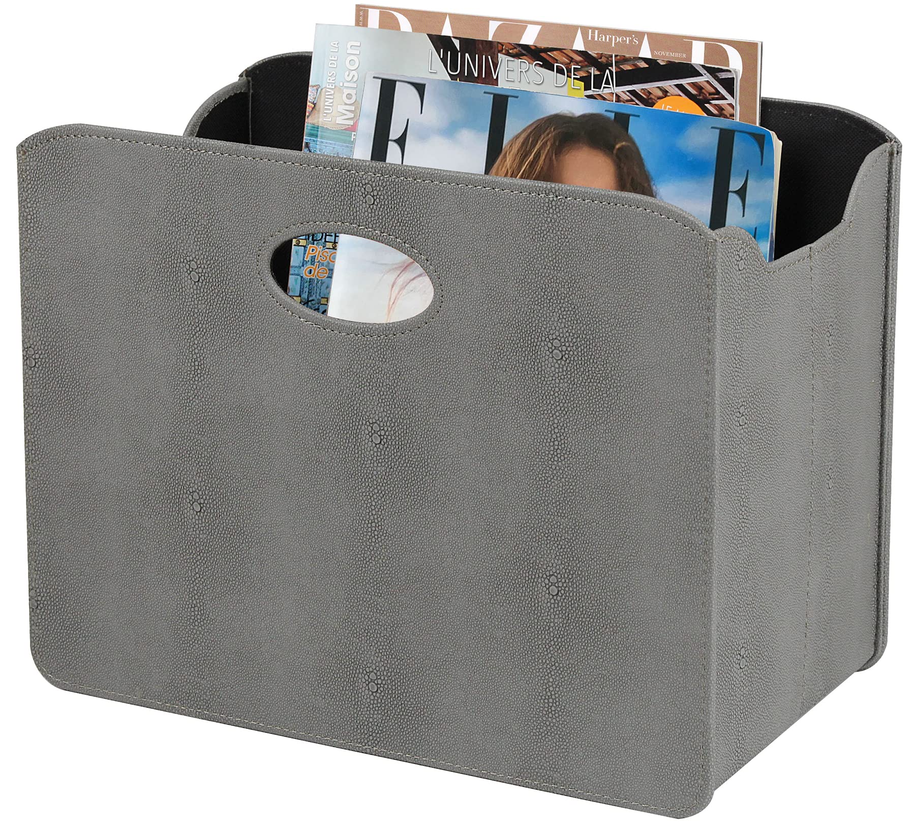 Amazon.com: HofferRuffer Magazine Basket Holder, Foldable Magazine Rack ...