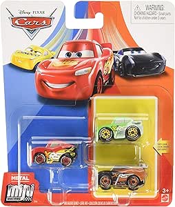 Amazon.com: Mattel Pixar Cars Mini Racers XRS Racers Brick Yardley Tim ...