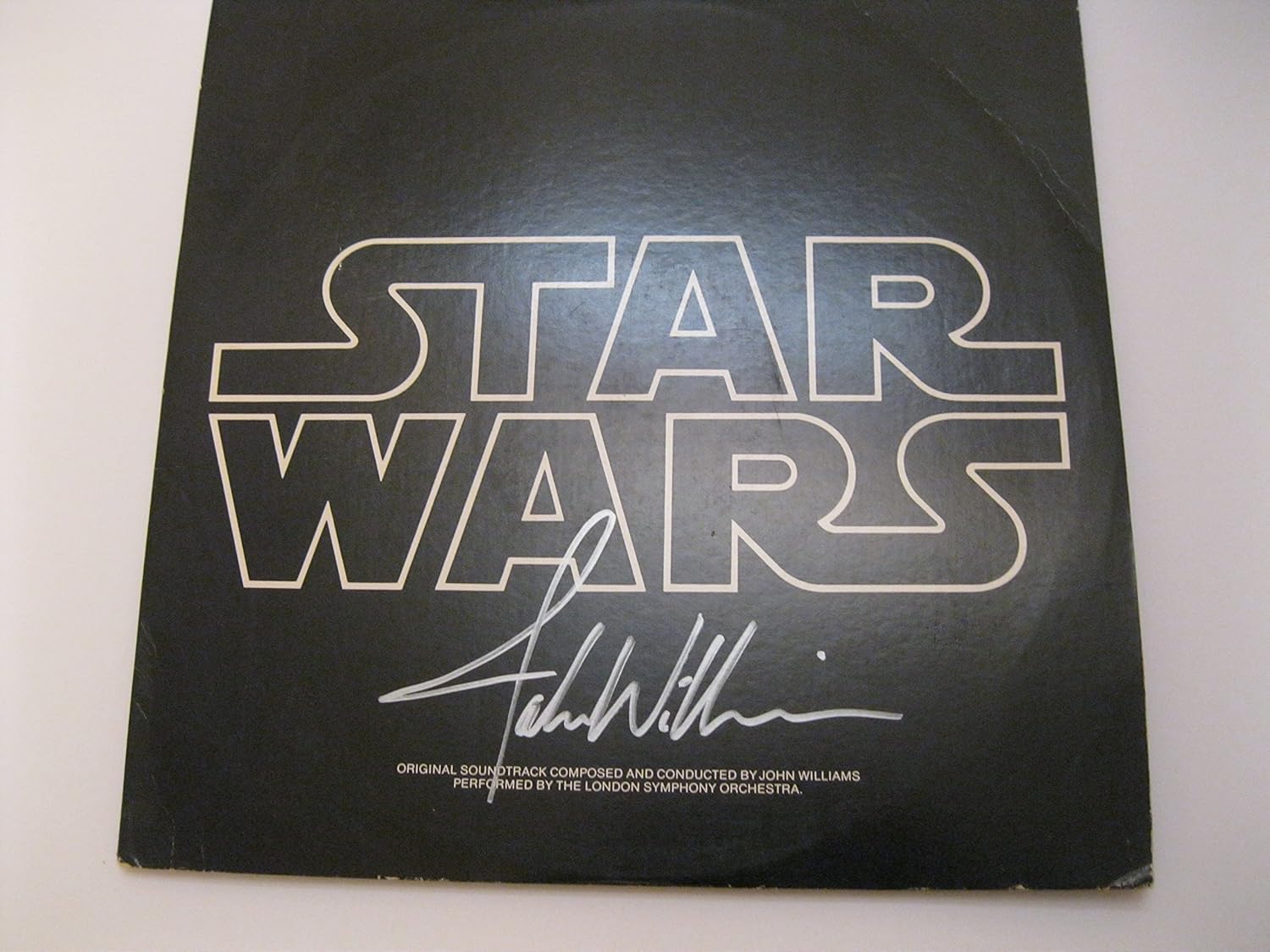 John Williams Signed Autographed Star Wars Vinyl Record LP Album COA at ...