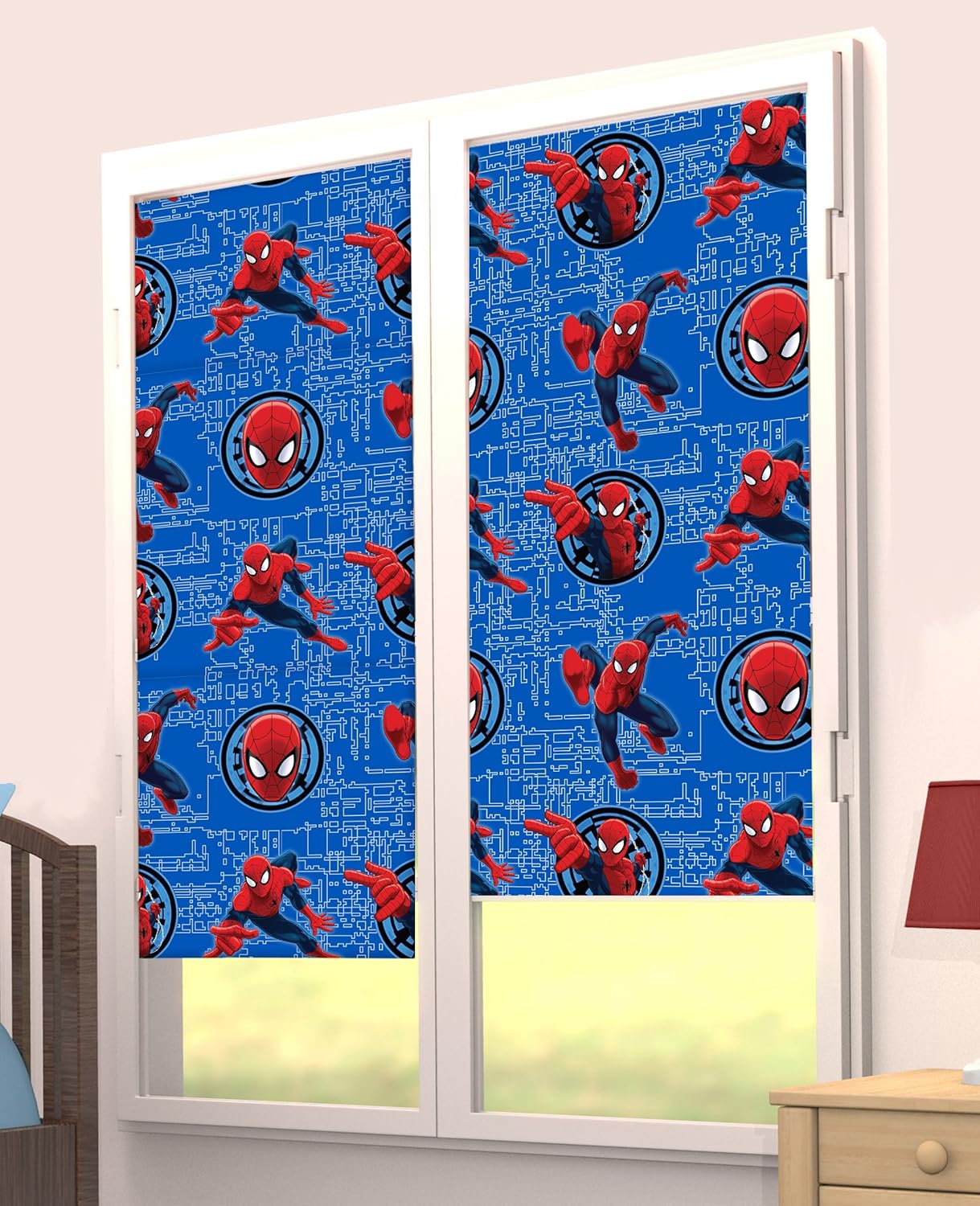 Amazon.com: Marvel Spiderman Classic Roller Shade Curtain Window ...