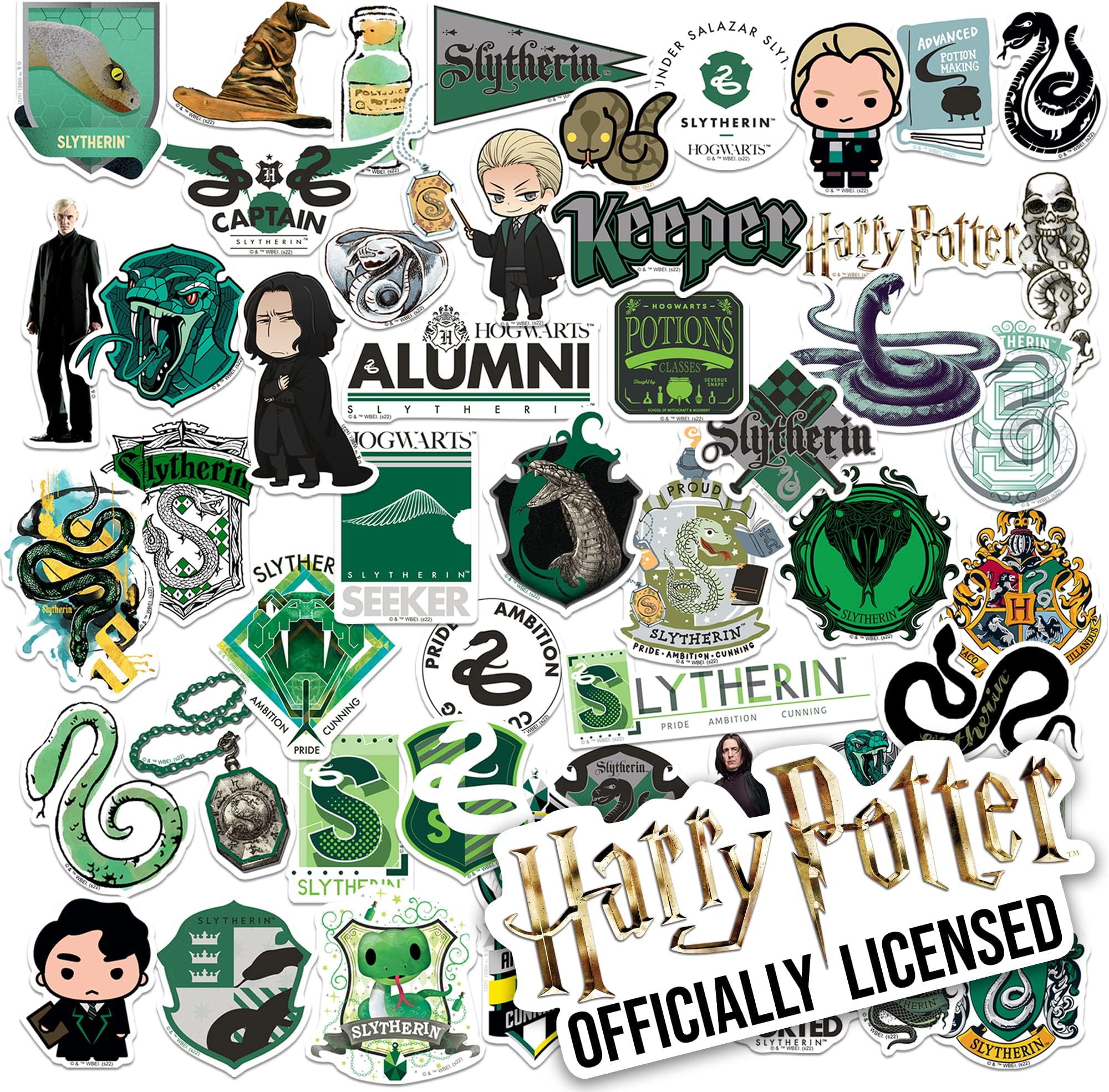 Amazon.com: Harry Potter Gryffindor Theme Sticker Pack Die Cut Vinyl ...