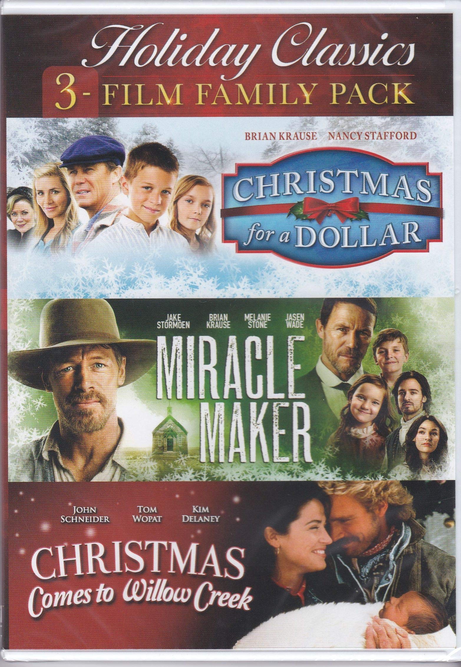 Amazon.com: Holiday Classics 3-Film Family Pack : John Schneider, Kim ...