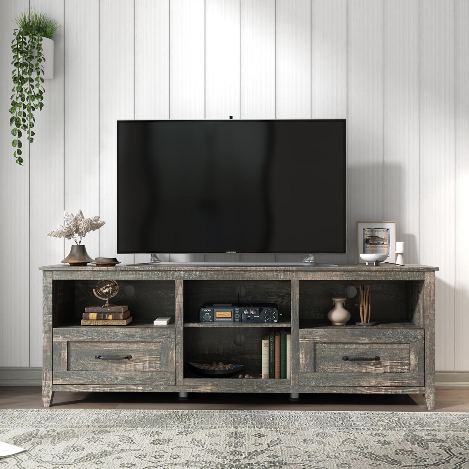 Amazon.com: WESOME TV Stand for up to 80 Inch TVs - Modern ...