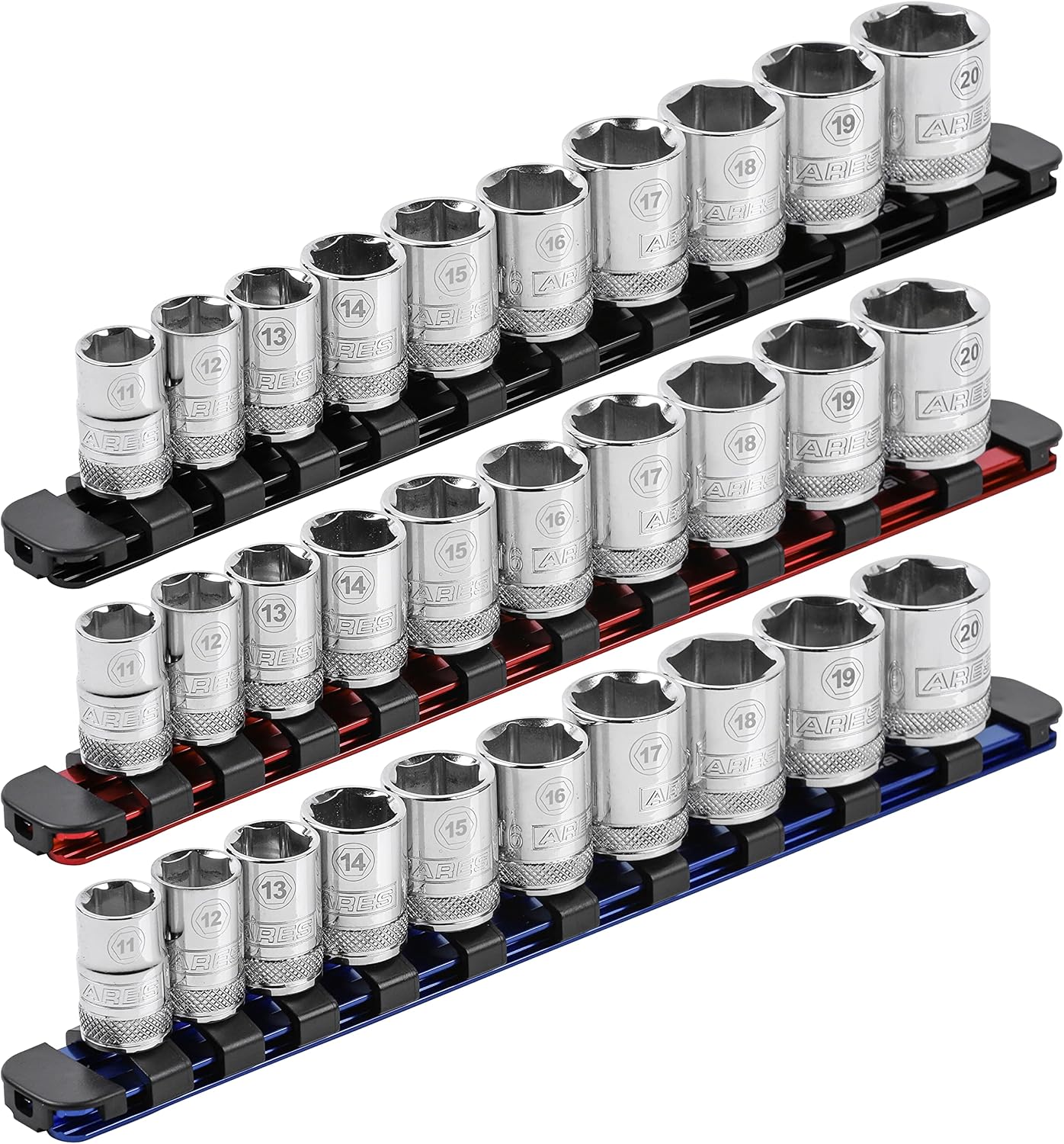 Amazon.com: ARES 60103-3-Piece 3/8-Inch Drive 9.84-Inch Aluminum Socket ...